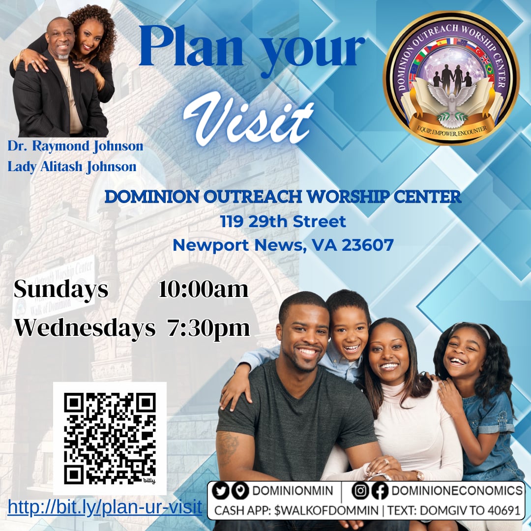 Plan My Visit Sunday – Dominion Church